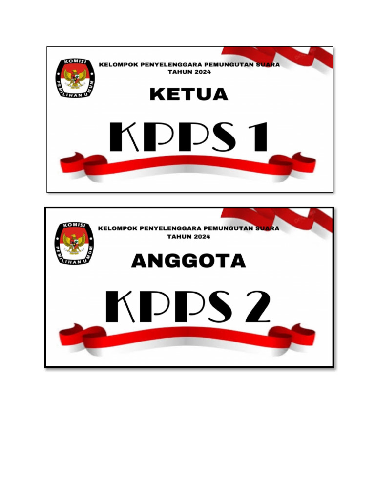 Keperluan KPPS | PDF