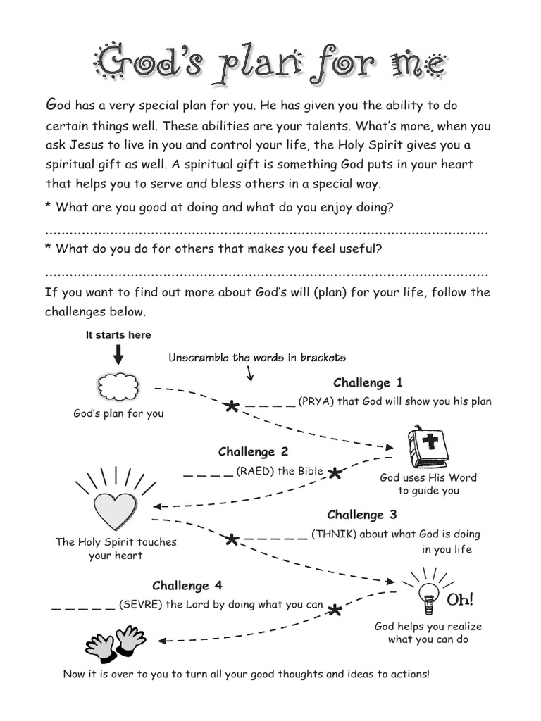 Gods Plan For Me | PDF