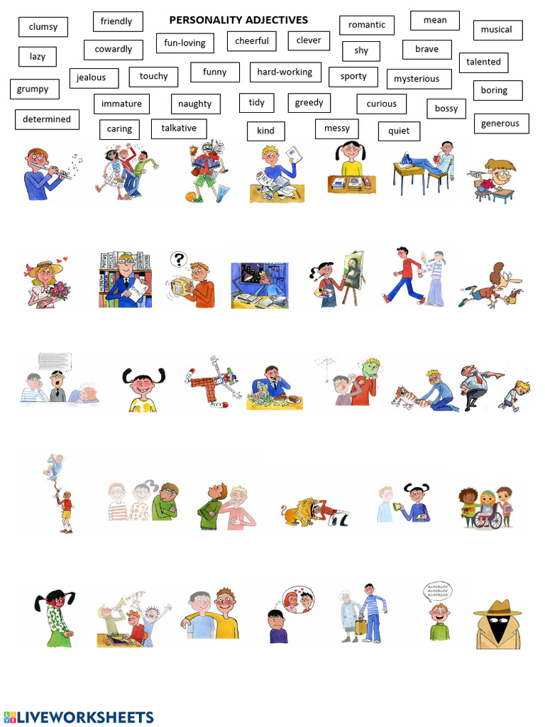 Adjectives Game | PDF