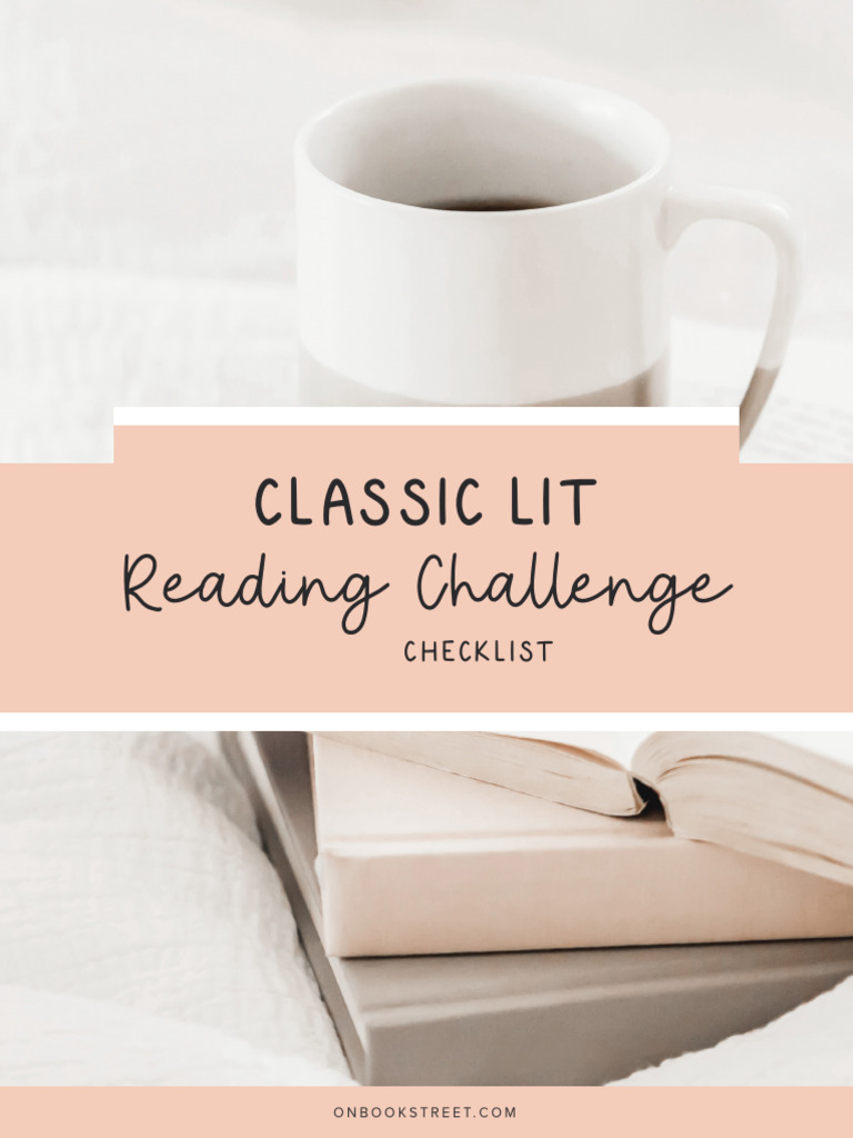Classic Literature Reading Challenge Checklist | PDF | Novels | English Language Literature