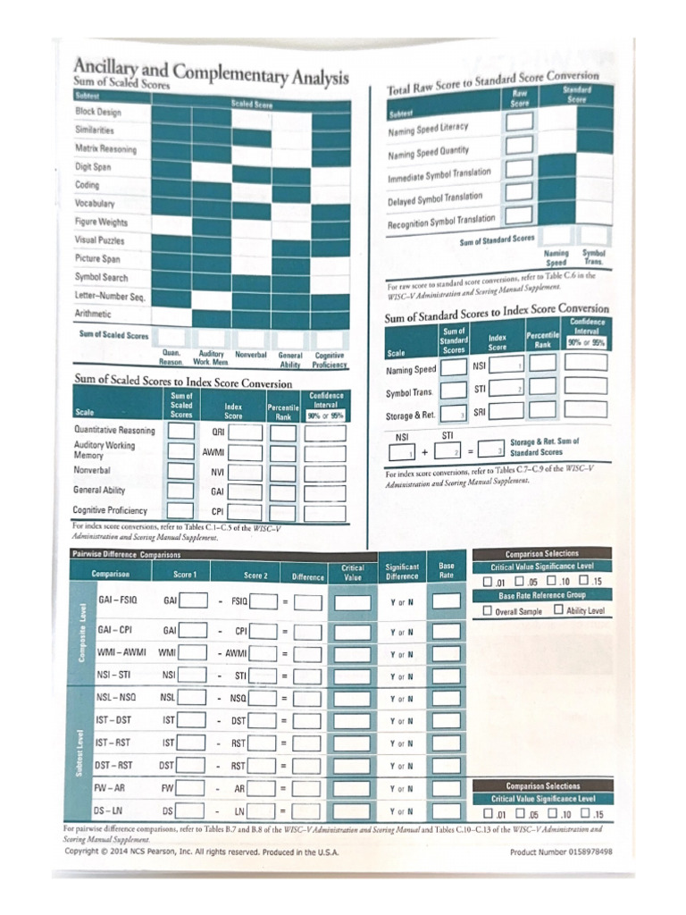 Ancillary and Complementary Analysis | PDF