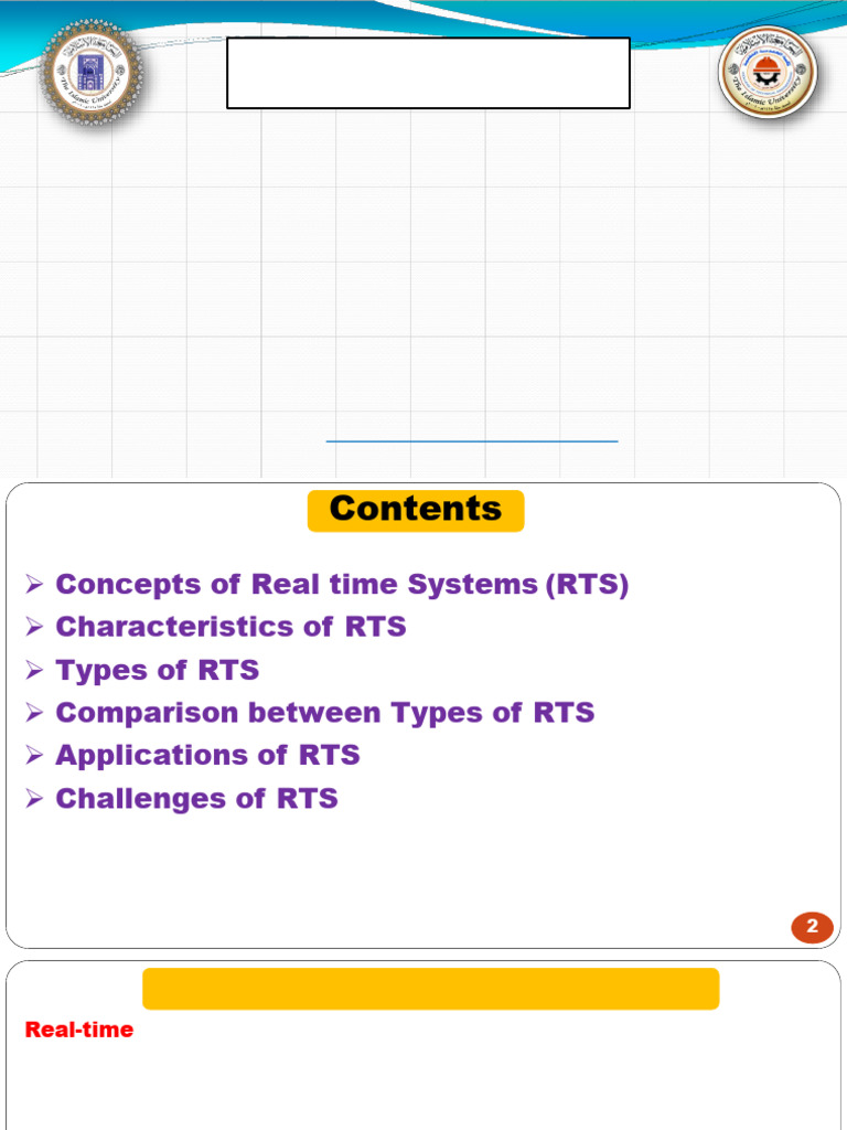 RTS - Lecture 1 (Autosaved) | PDF