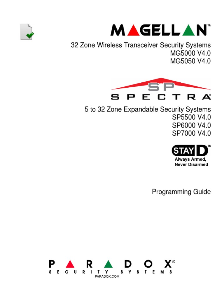 SP6000 Programming Guide 1 | PDF | Daylight Saving Time | Security Alarm