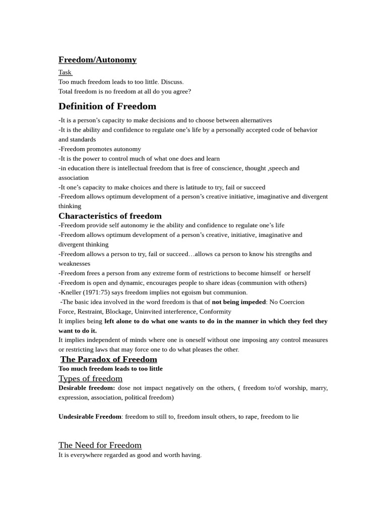Authority and Freedom Lecture - 074041 | PDF | Power (Social And ...