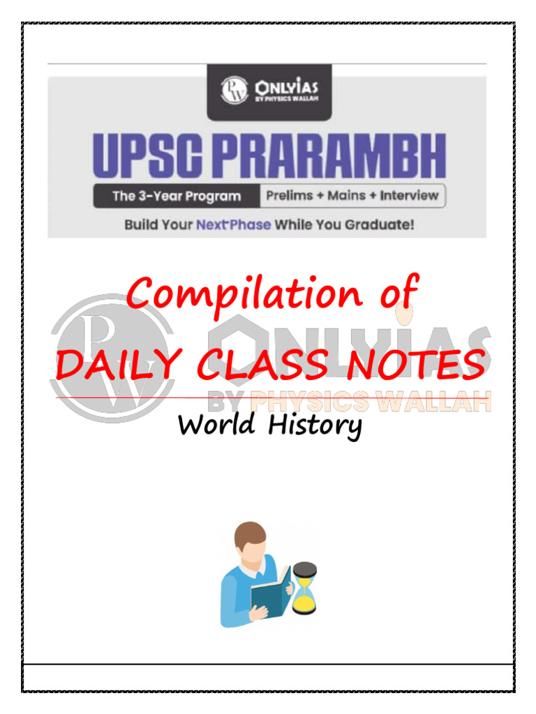 137 World History ©STONER 2024 Compilation Notes PDF Only © | PDF