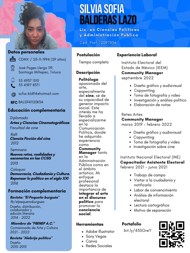 CV Sofía Balderas | PDF