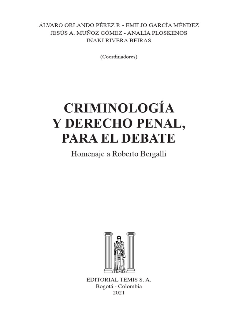 Criminologia y Derecho Penal para El Deb | PDF