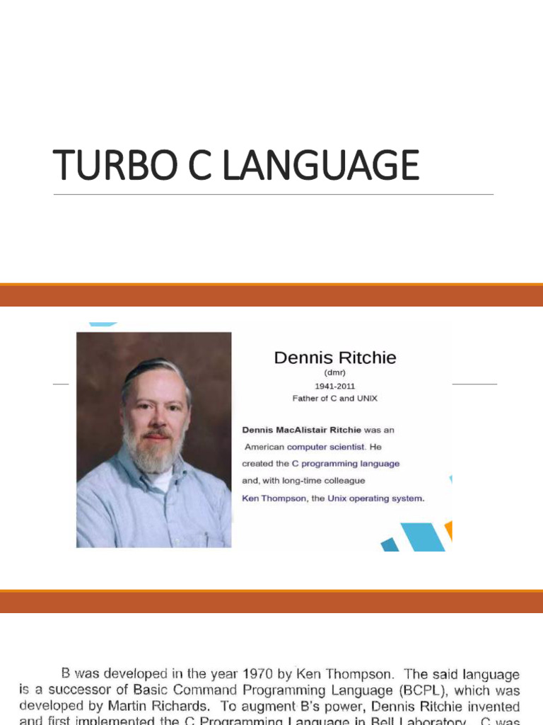 Turbo C Language | PDF