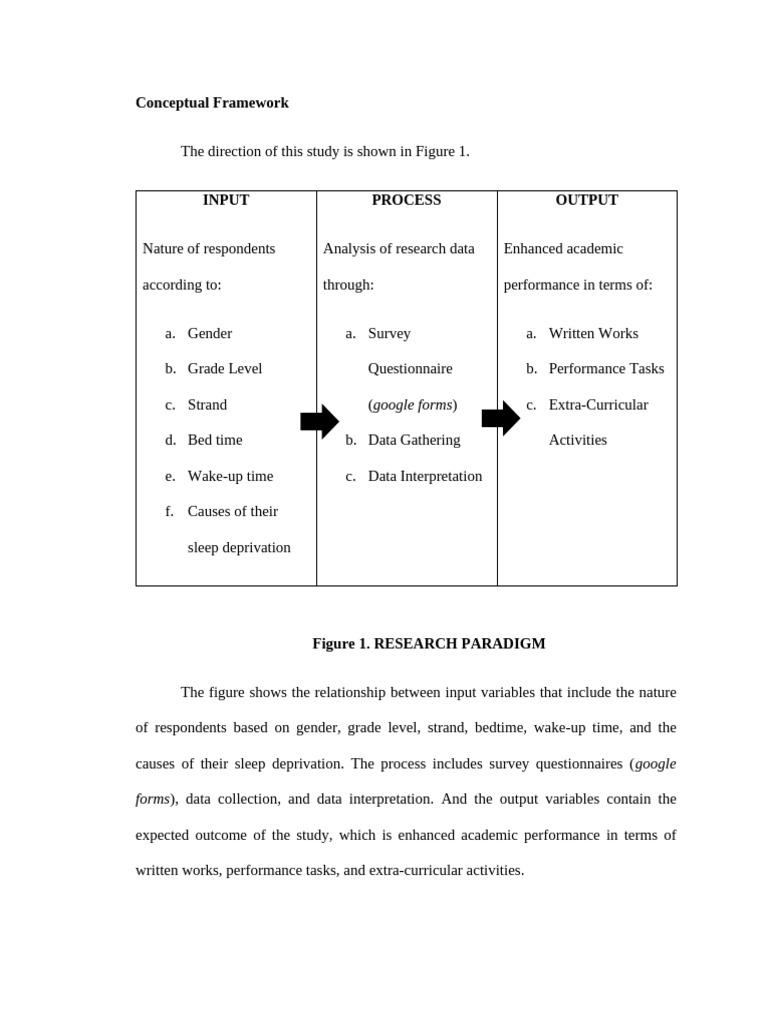 Conceptual Framework Template | PDF