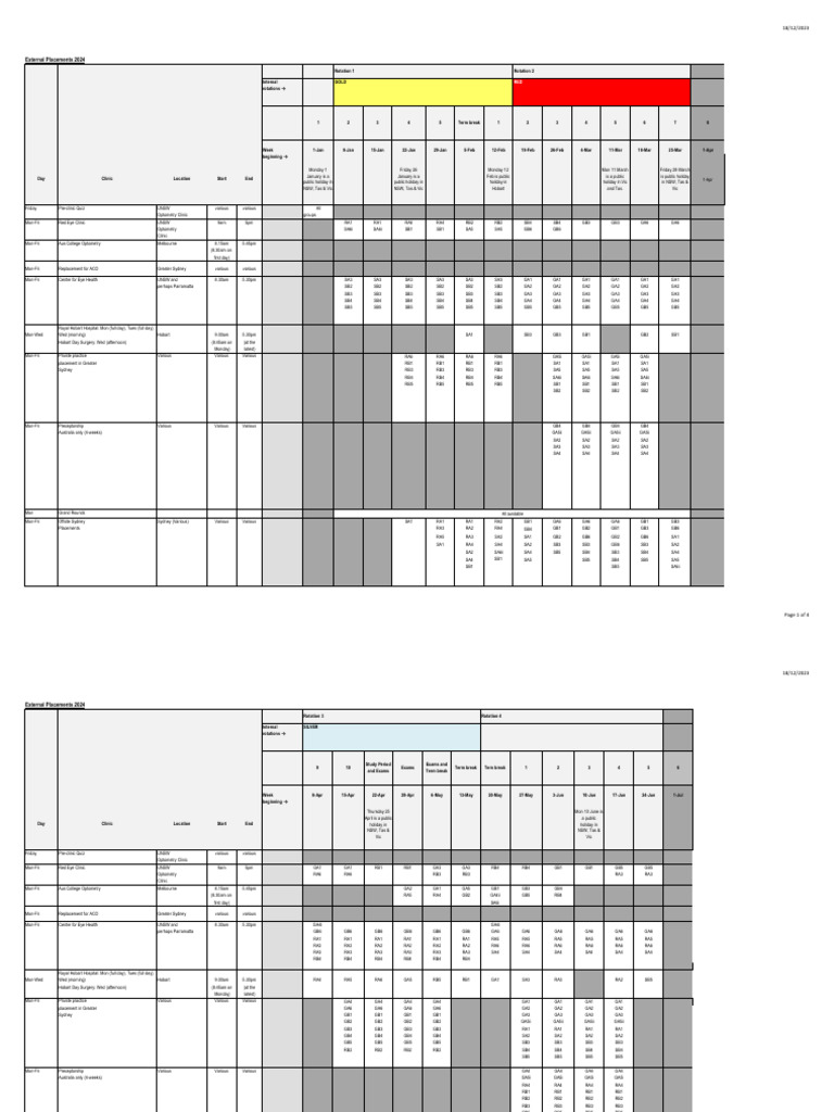 Stage 4l 2 Blue Group Weeks 6-10 | PDF | Optometry