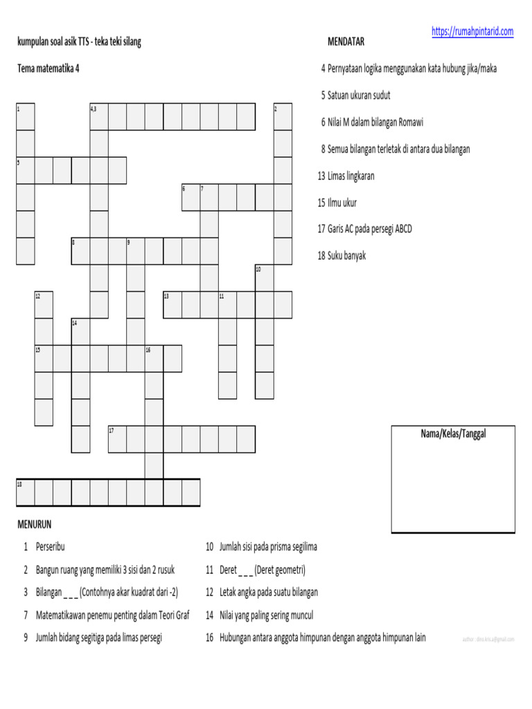 Tts Matematika 4 | PDF
