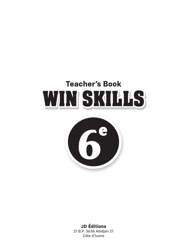 Win Skills Teacher's Guide 6ème | PDF Win Skills Teacher's Guide 6ème | PDF