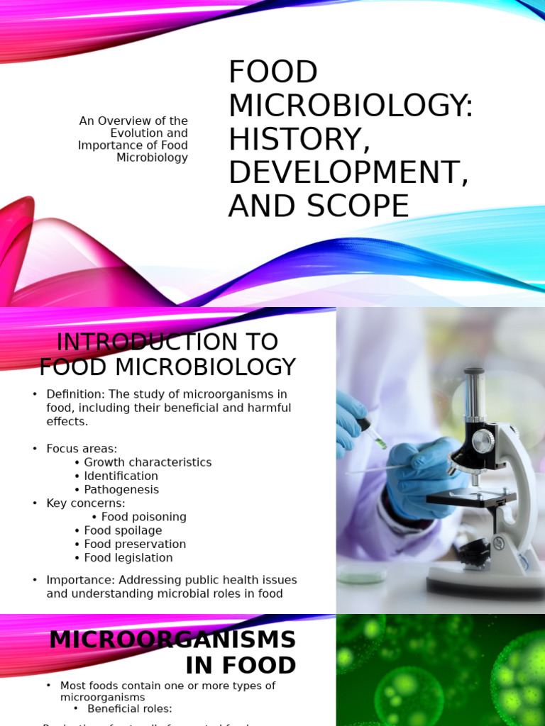 Food Microbiology - History, Development, and Scope | PDF | Food ...