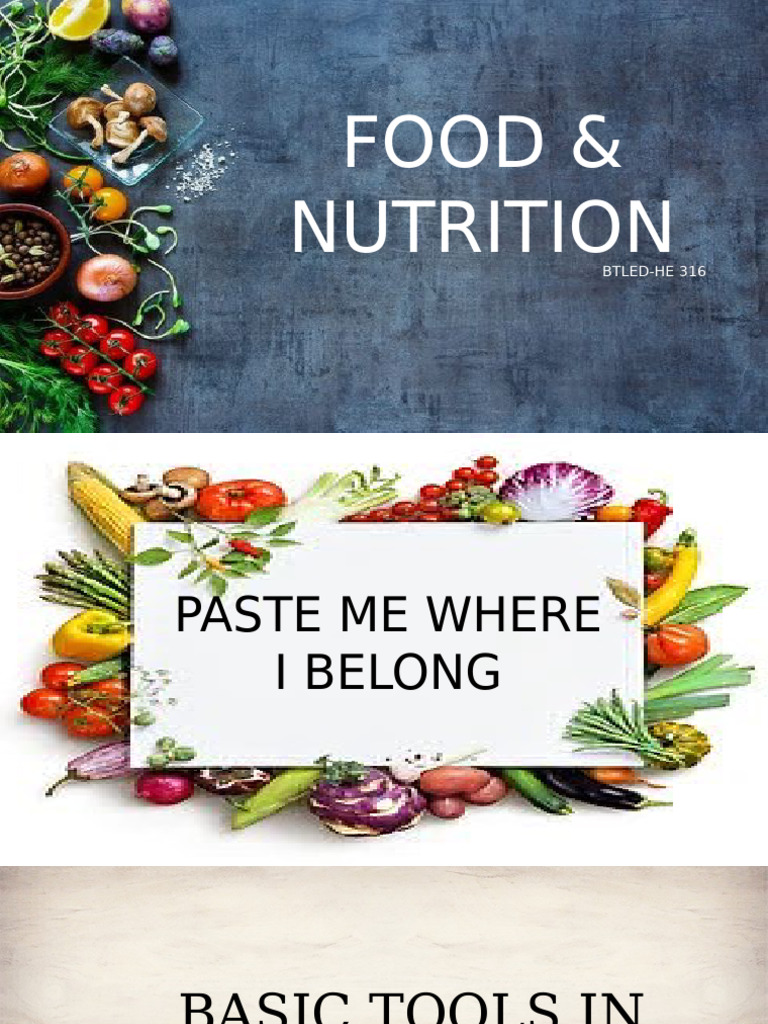 Nutrition Basics for Health Students | PDF | Nutrients | Wellness