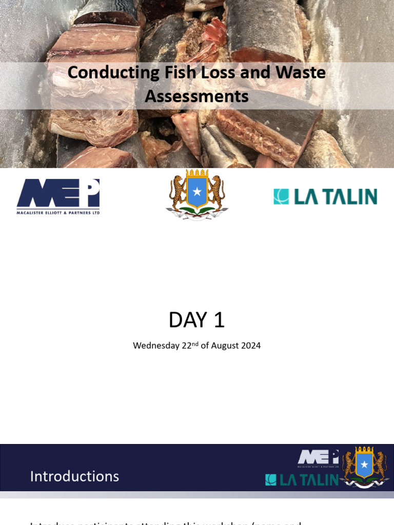Fish Loss and Waste Training Course | PDF | Tuna | Focus Group