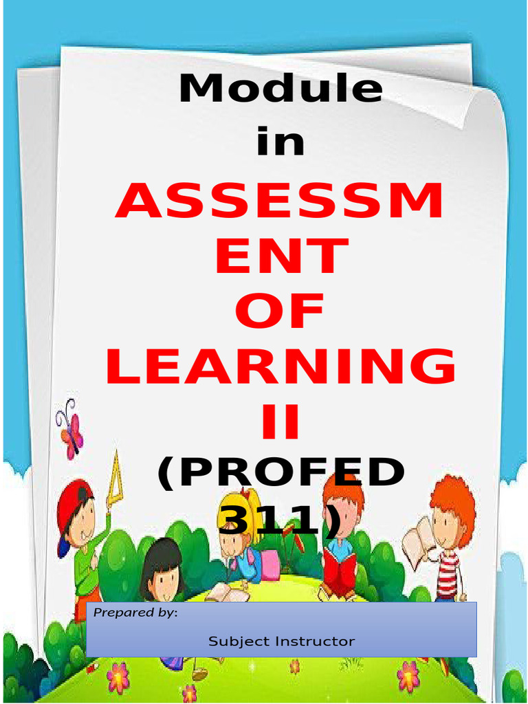 Assesment of Learning 2 | PDF