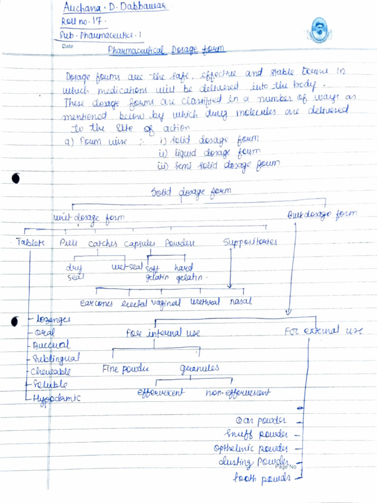 7 Pharmaceutics Assignment | PDF