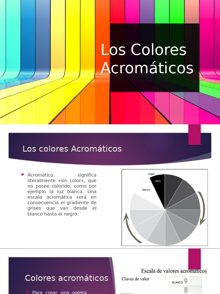 Colores Acromaticos | PDF