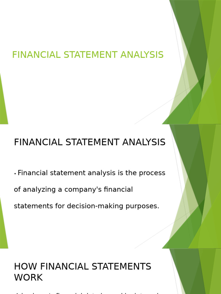 Financial Statement Analysis | PDF