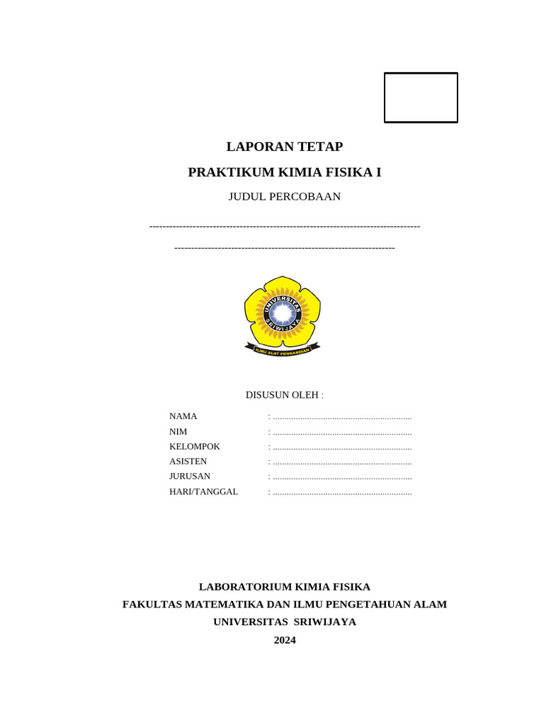 Laporan Tetap PKF 1-1 | PDF