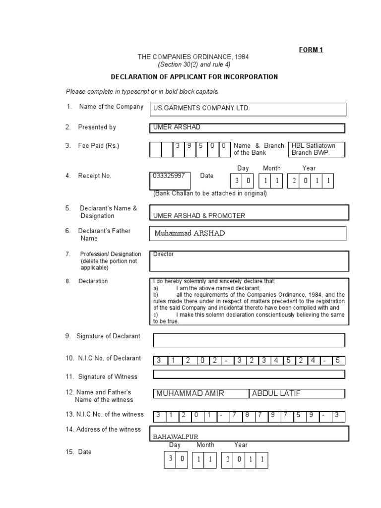 My Comp Form 1 | PDF | Finance & Money Management | Law