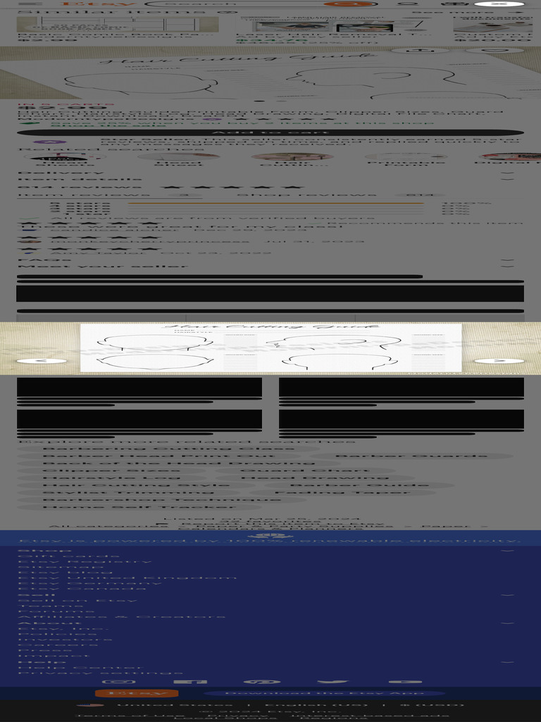 Hair Cutting Guide Printable Form, Clipper Sizes, Guard Chart ...