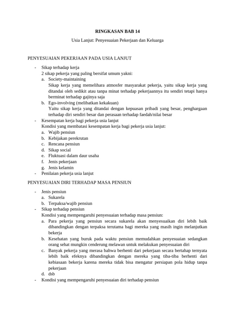 RINGKASAN BAB 14 PP | PDF