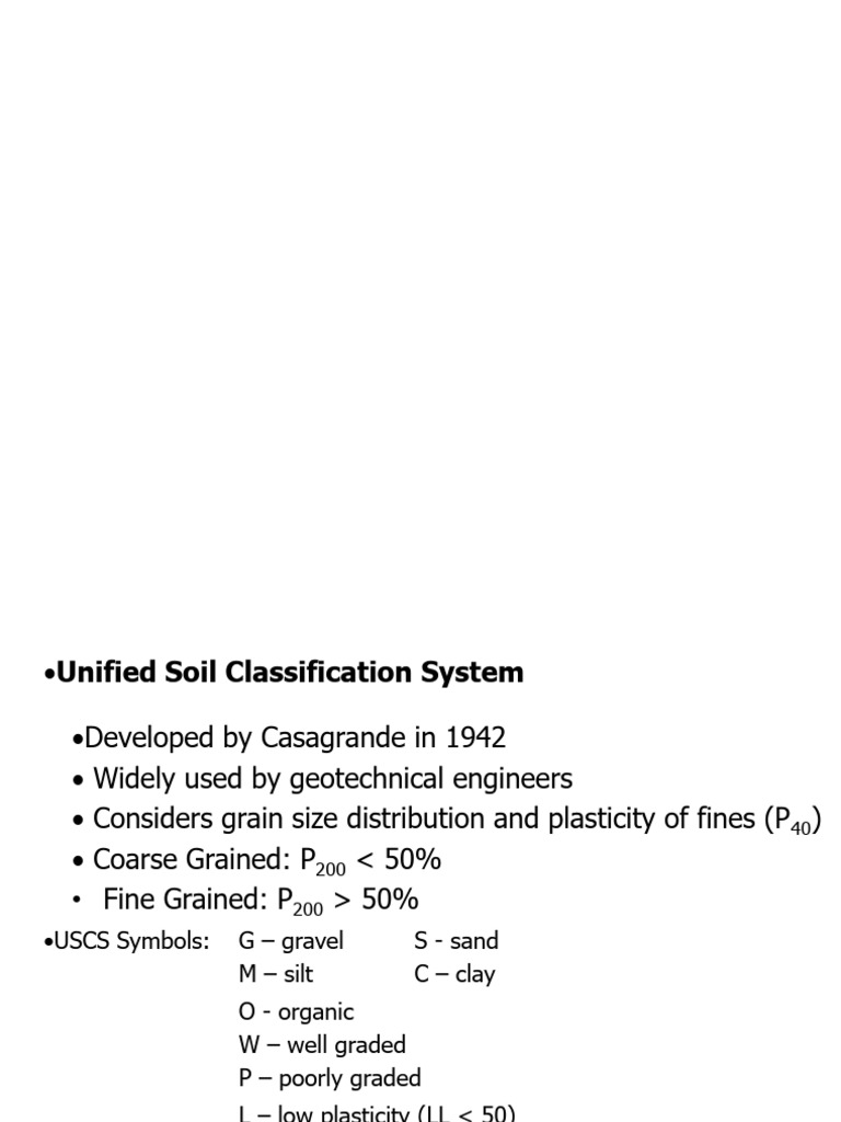 Soil Classification Scheme | PDF