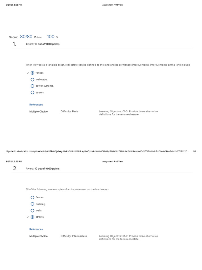 1st Practice - Chapter 1 | PDF