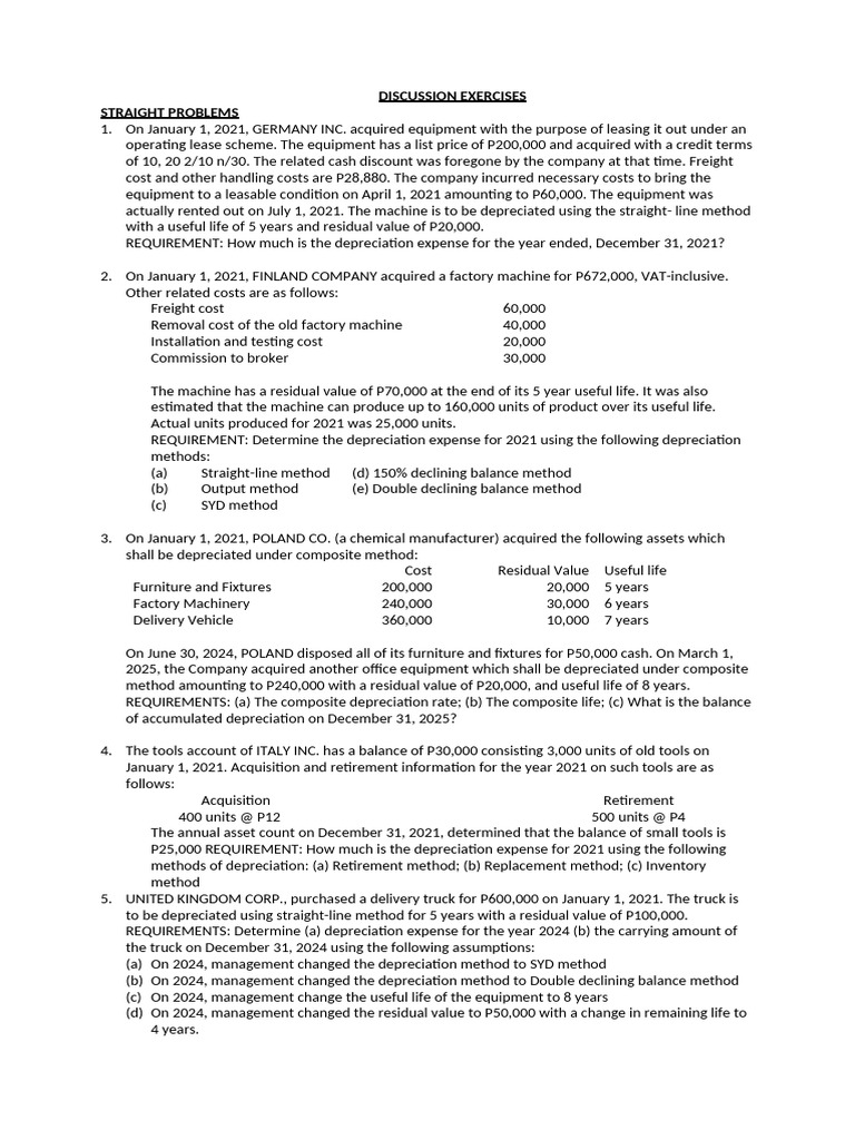 Property Plant Equipment Part 2 | PDF