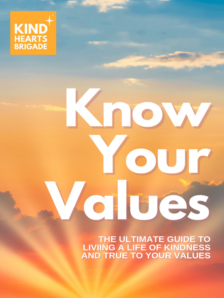 Know Your Values (Booklet) | PDF