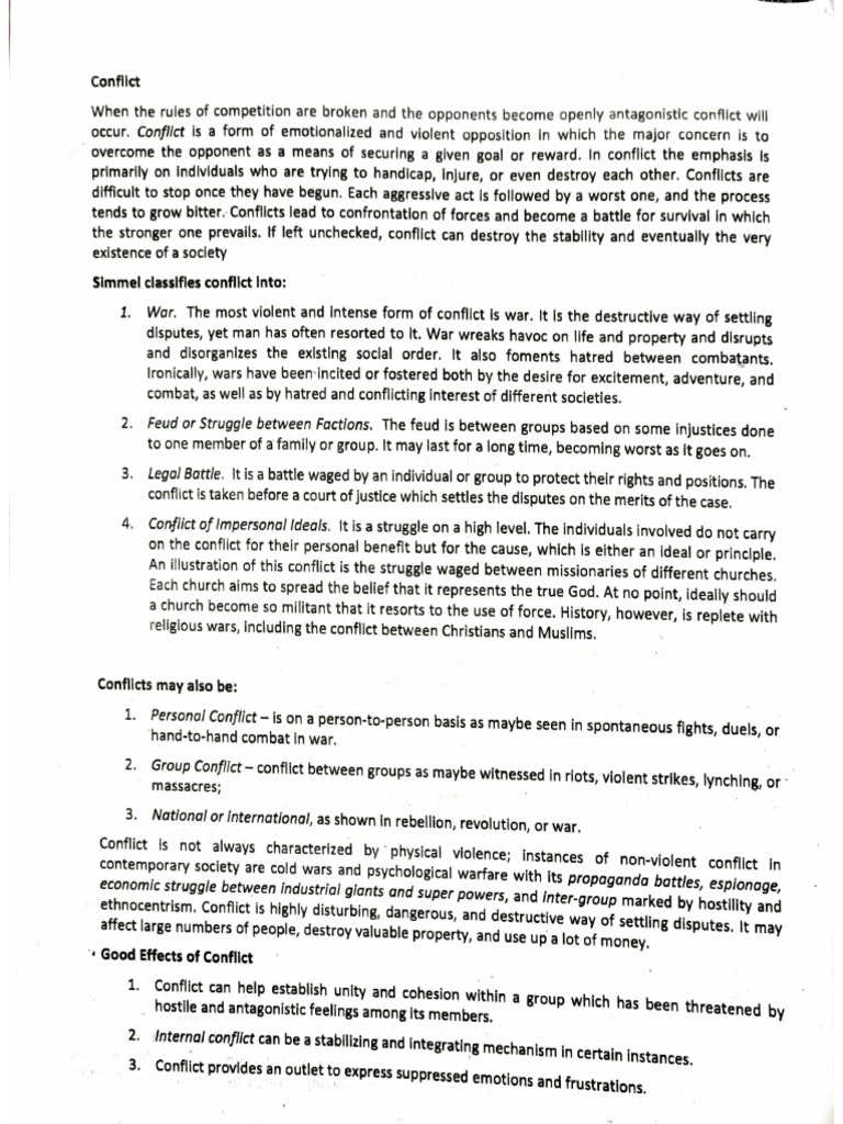 Types of Society - Supplemental Notes | PDF