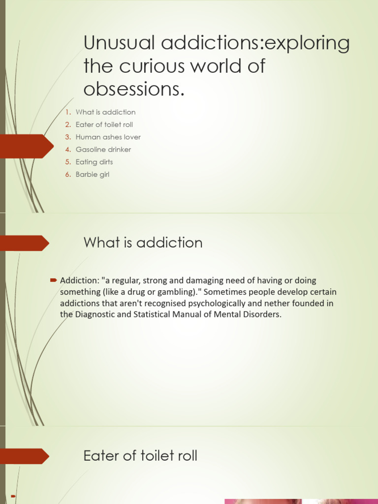 Unusual Addictions | PDF