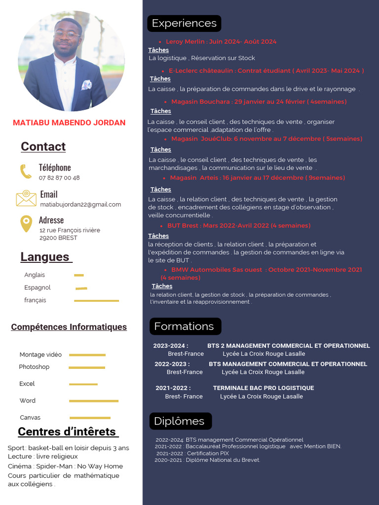 CV MATIABU Jordan PDF | PDF