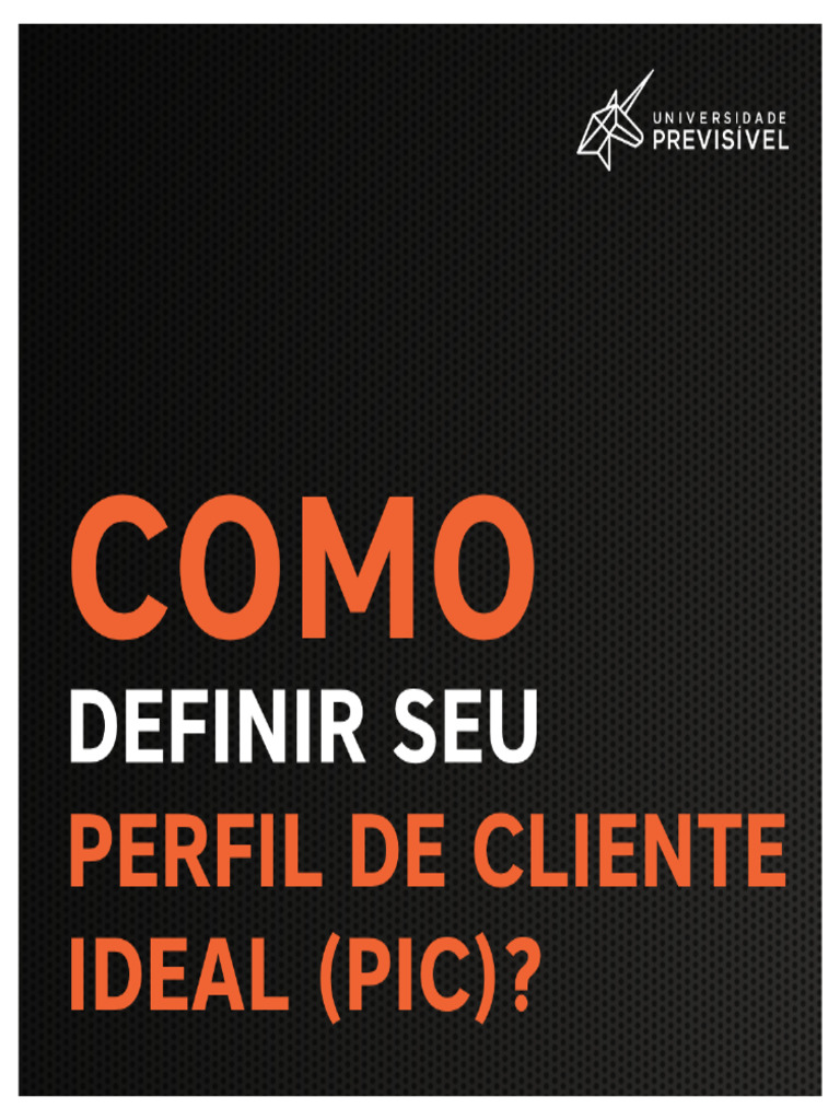 Como Definir Seu Perfil Ideal de Cliente 1593215691 | PDF