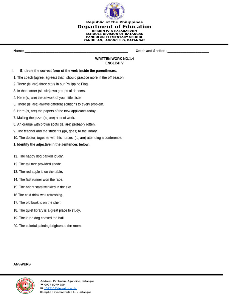 Written-Works-No 1 4 | PDF