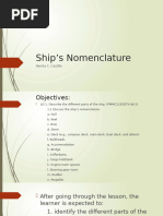 Ship Structure Nomenclature Guide | PDF | Hull (Watercraft) | Deck (Ship)