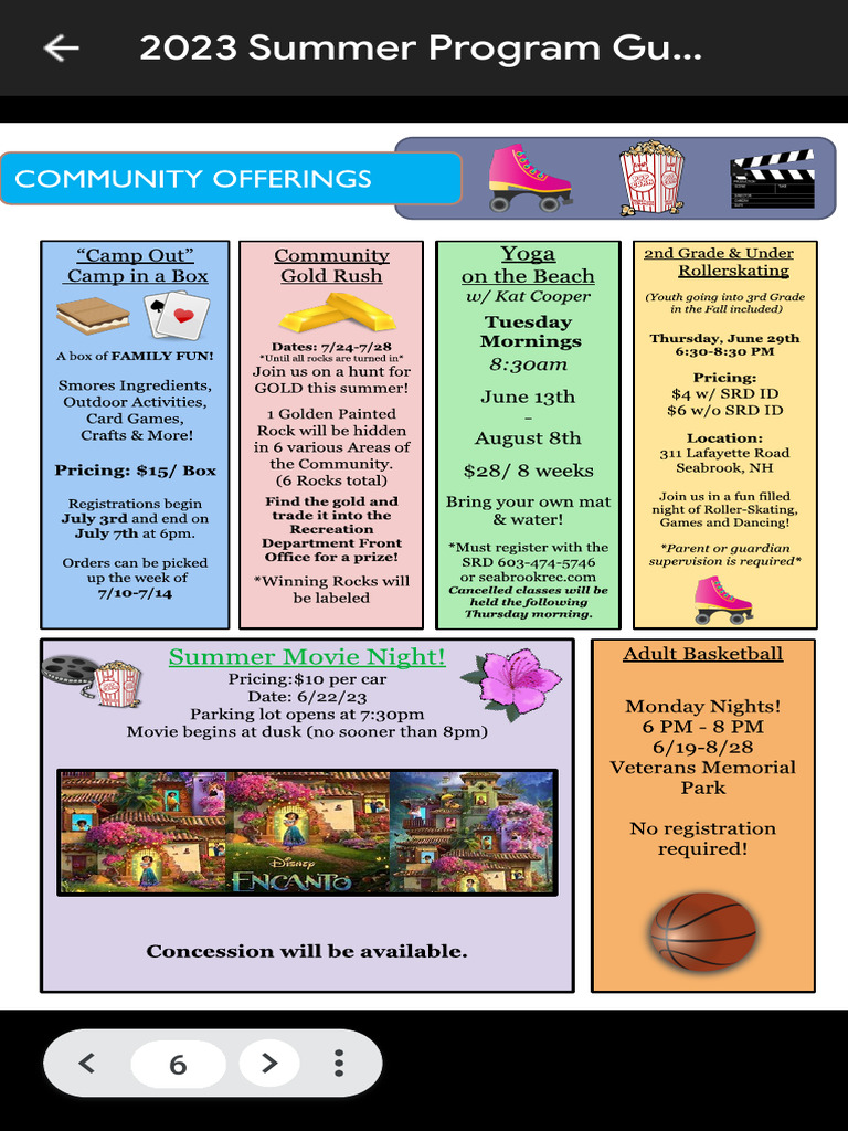 2023 Summer Program Guide - Google Slides | PDF