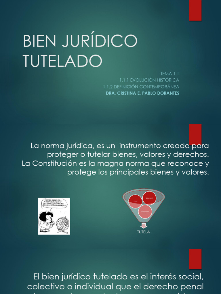 Evolución del Bien Jurídico Tutelado | PDF | Derecho penal | Justicia
