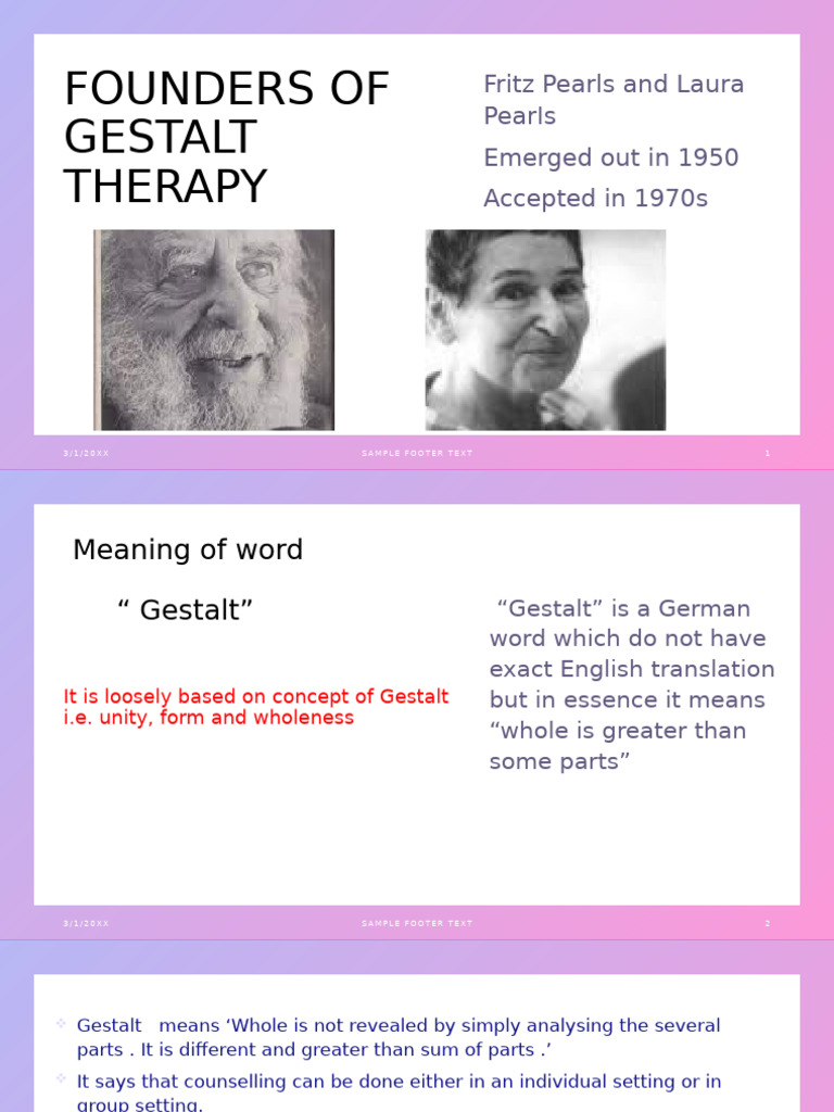 Gestalt Approach | PDF