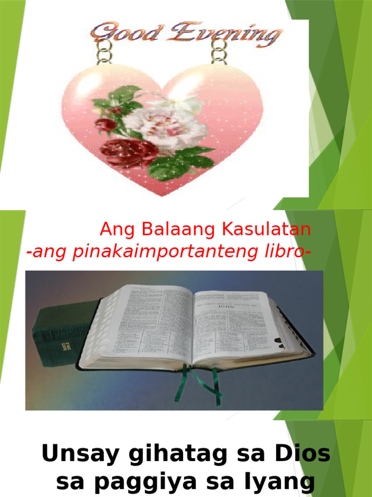 1 Ang Balaang Kasulatan | PDF