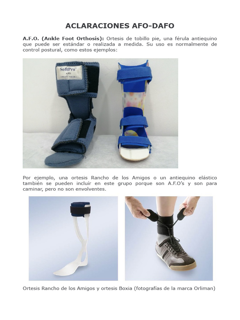 Aclaraciones Afo-Dafo | PDF