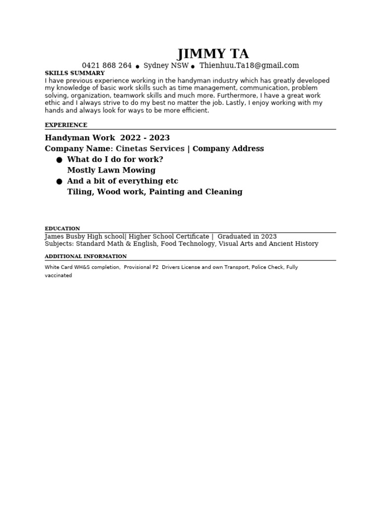Improved Resume | PDF
