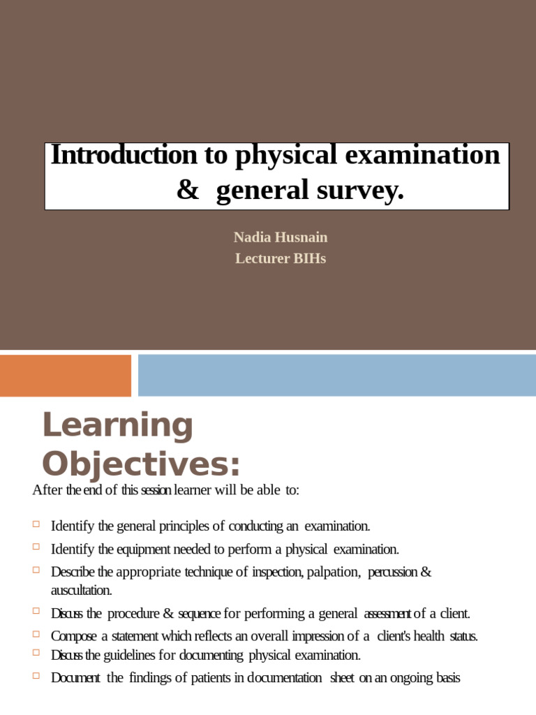 2 Physical Examination | PDF