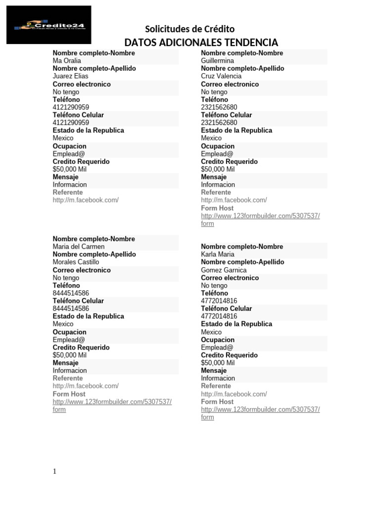 DATOS ADICIONALES 3 Abril | PDF