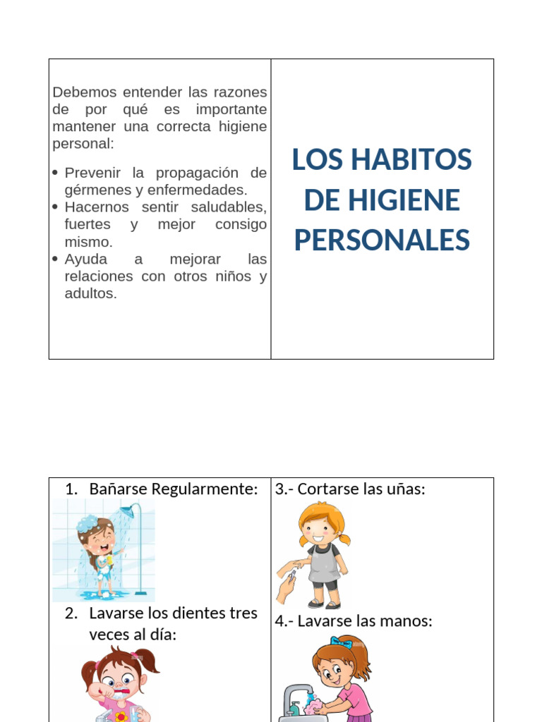 Higiene Personal | PDF | Wellness | Lifestyle