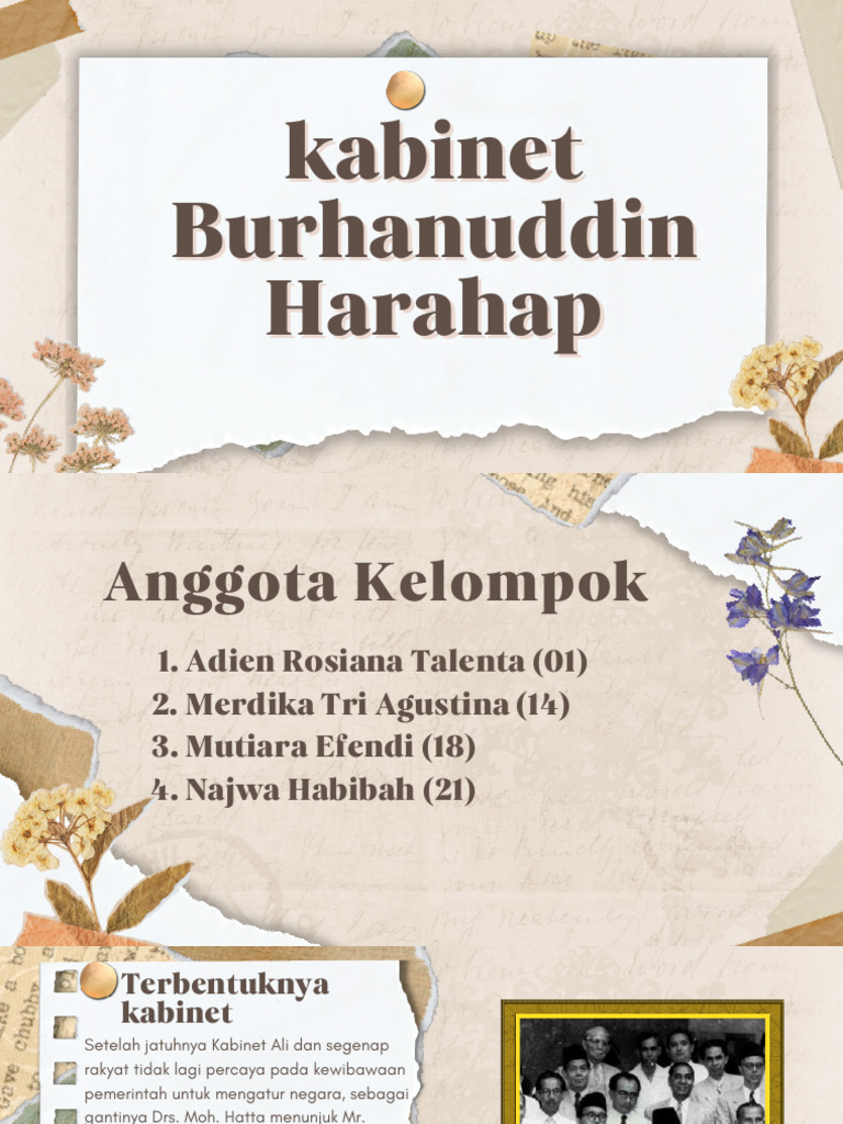 Kabinet Burhanuddin Harahap | PDF