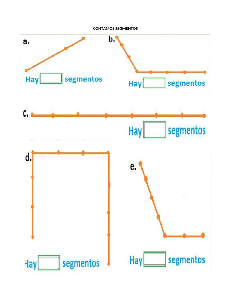 Contamos Segmentos | PDF