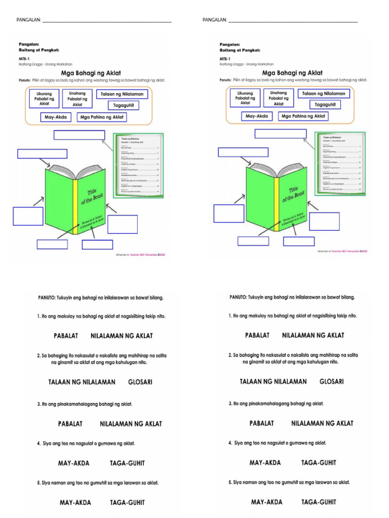 Fil-Bahagi NG Aklat | PDF | Career & Growth | Business