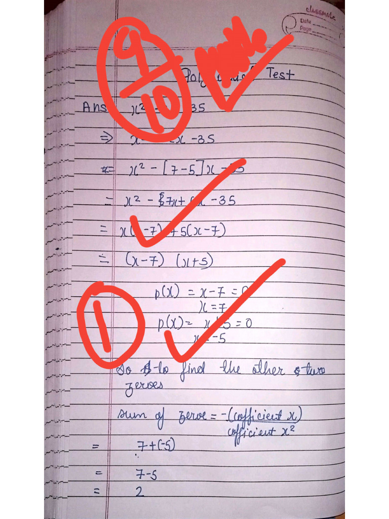 Polynomial Test Pdf 6658